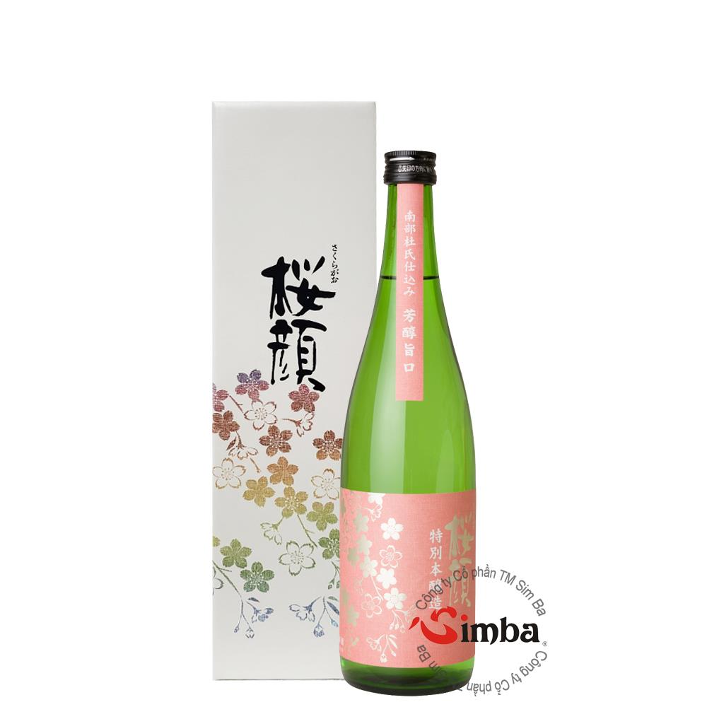 Rượu Sake Sakuragao Tokubetsu Honjozo 15% 720ml - Sim Ba Trading Co., LTD