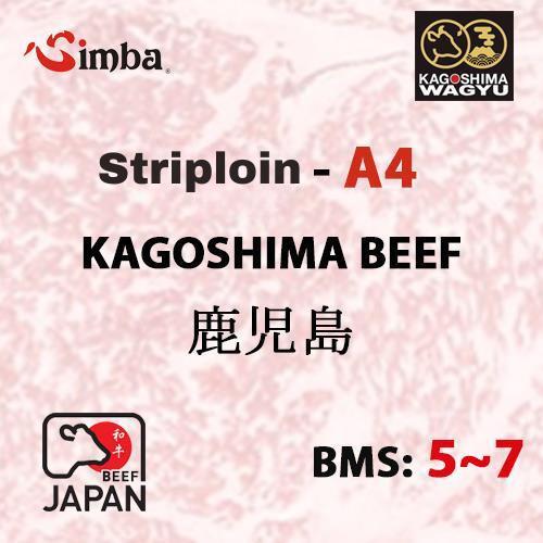 (Kagoshima) Thăn lưng bò - Striploin A4 - Sim Ba Trading Co., LTD